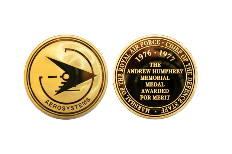 Golden Custom Challenge Coins for the Air Force | Coin USA